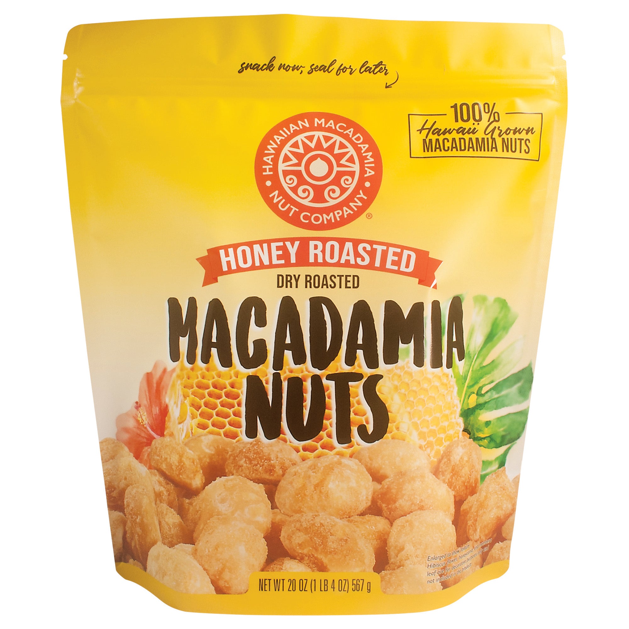 20oz. Honey Roasted – Hawaiian Macadamia Nut Company